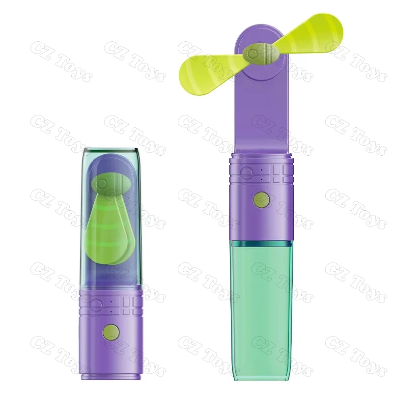 Cz New Arrival Summer Toys Multicolor Mini Portable Cooling Fan Light ...