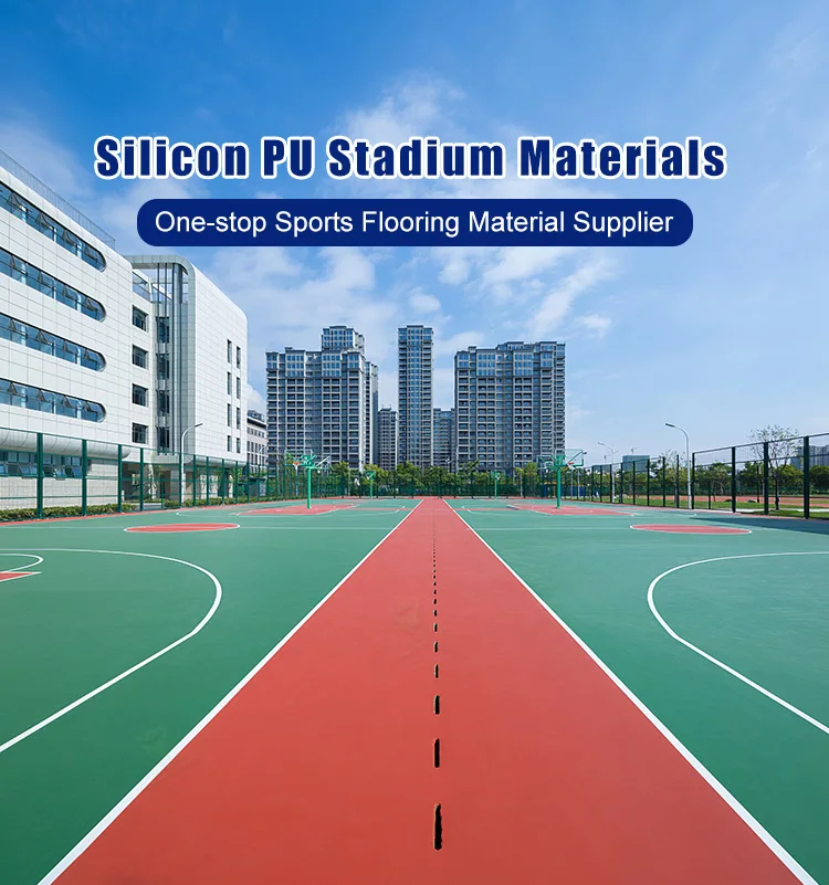 Athletic Court PU Sports Flooring - Durable & Shock Absorbing