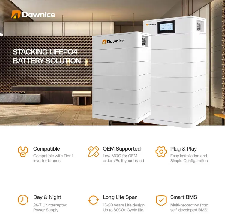All in One 48V 51.2v 10KWH 20KWH 30KWH Stacked Lifepo4 Lithium Iron ...