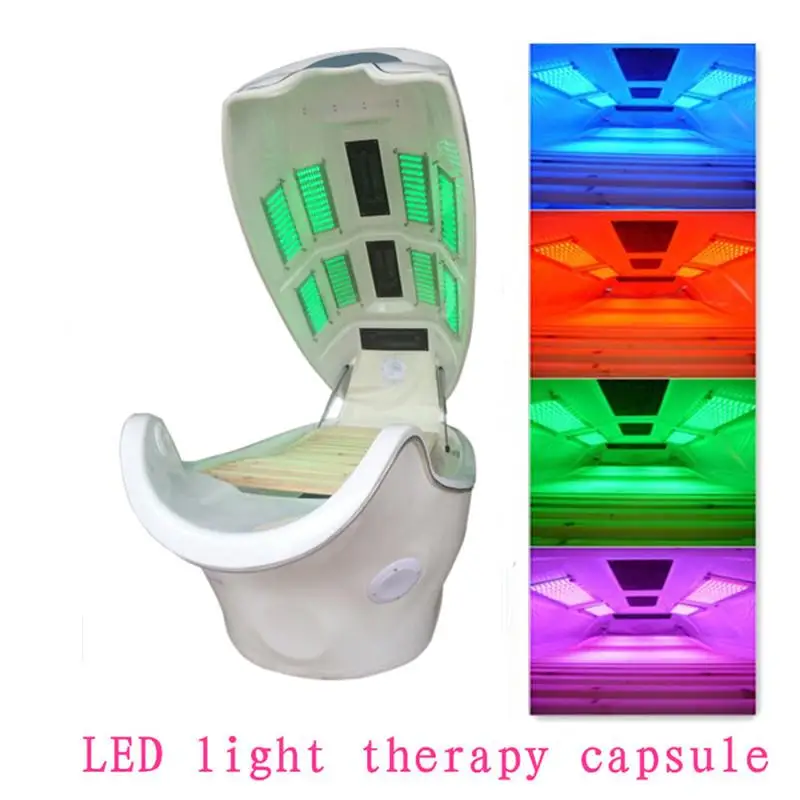 Far Infrared Ozone Sauna Spa Capsule with LED Light Therapy