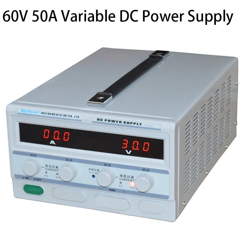 LW-6050KD DC Power Supply - 60V, 50A, 3kw Precision Lab Supply