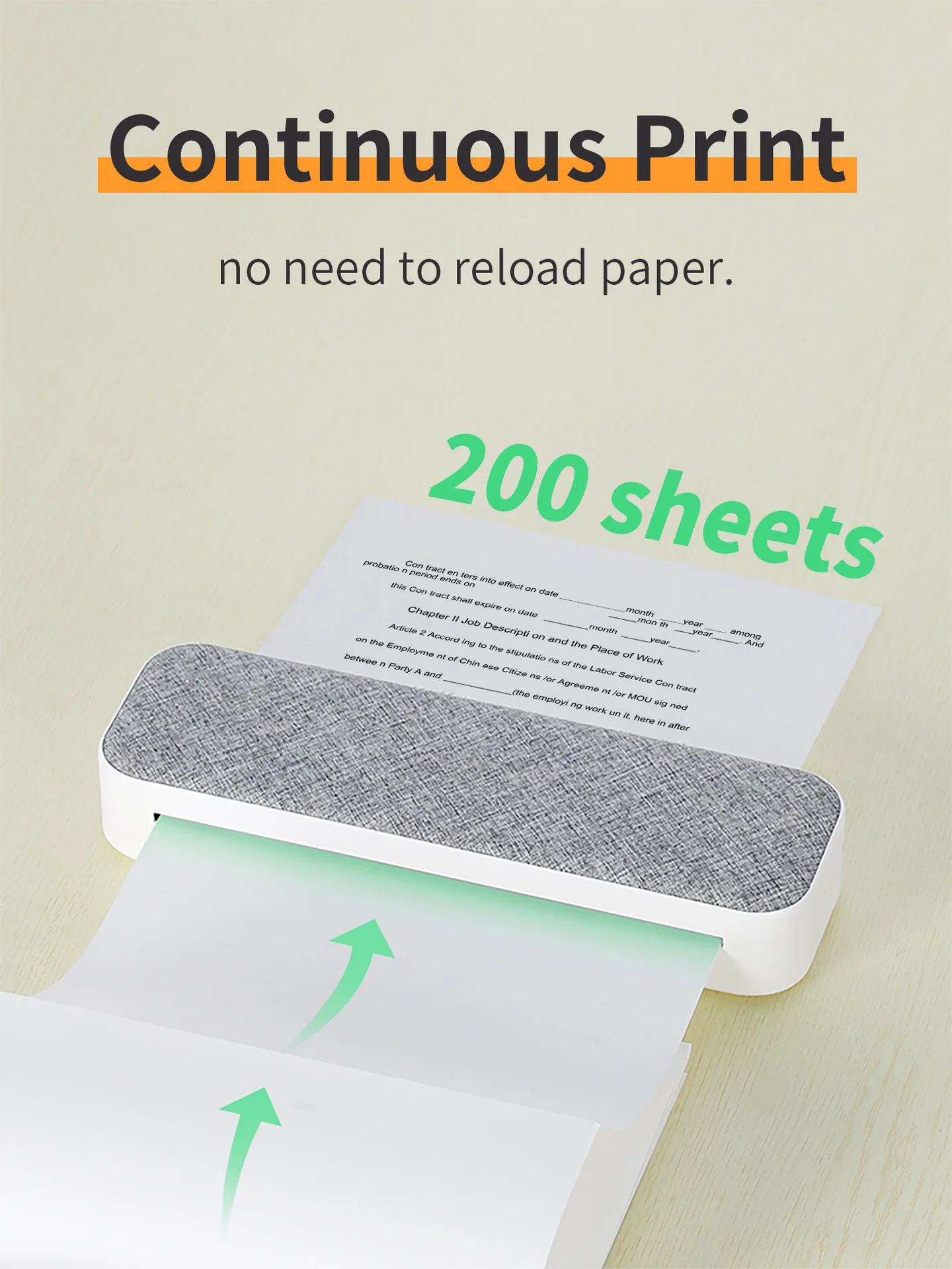 Official A4 and US Letter Size Thermal Paper - 200 Sheets/Pack for ...