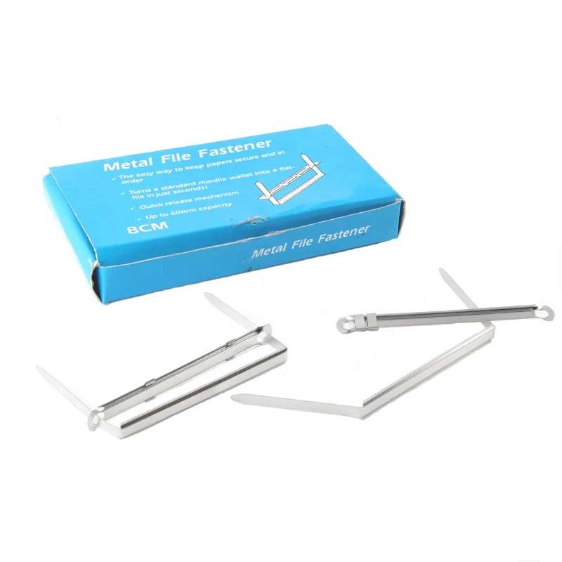 Office Stationery Paper Fastener Metal Fastener for File Folder ...