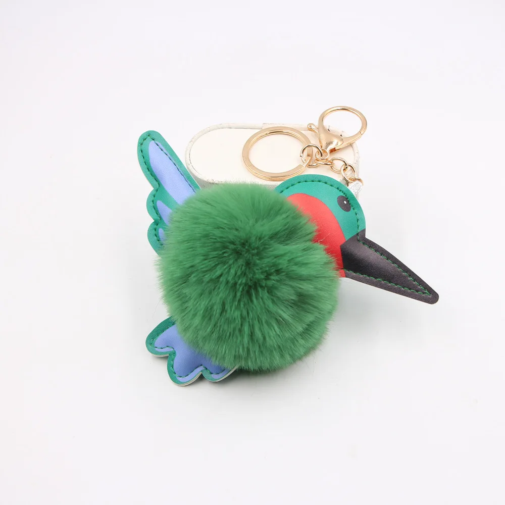 Novelty Jewelry Keyrings Cartoon Bird Key Ring Chain Cute Animal ...