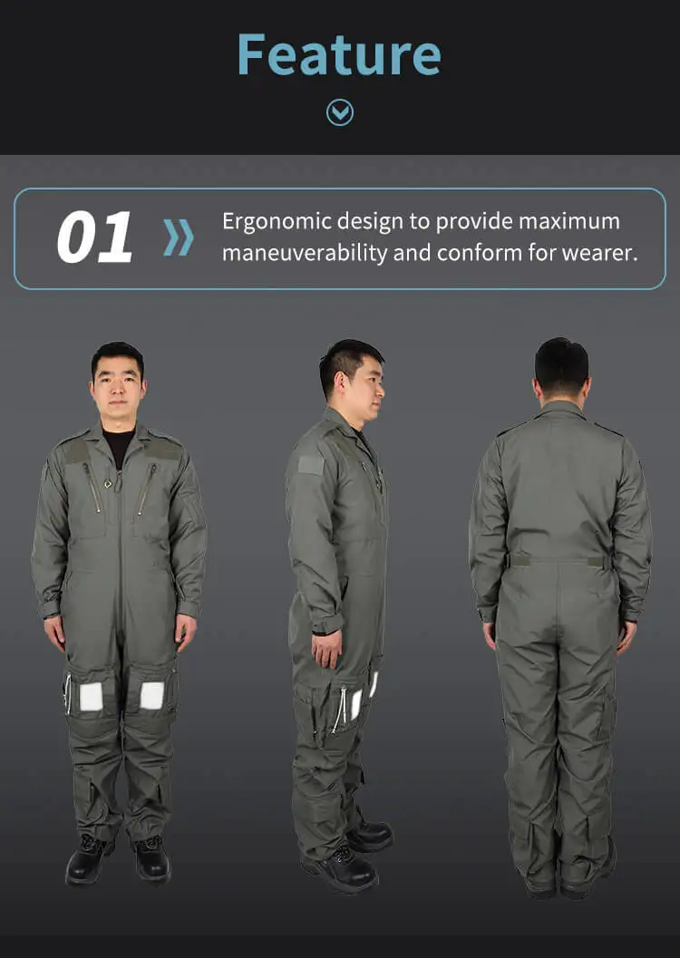 Helicopter Pilot Mk16a Flying Suit - Fireproof & Comfortable