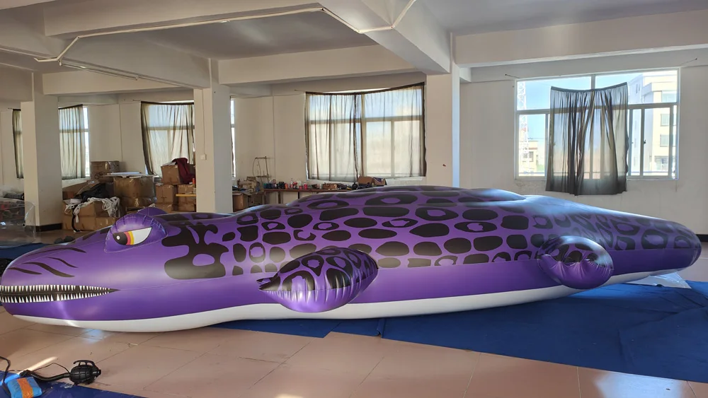 Beile Customize 7M Long Big Cartoon Inflatable Crocodile Animal