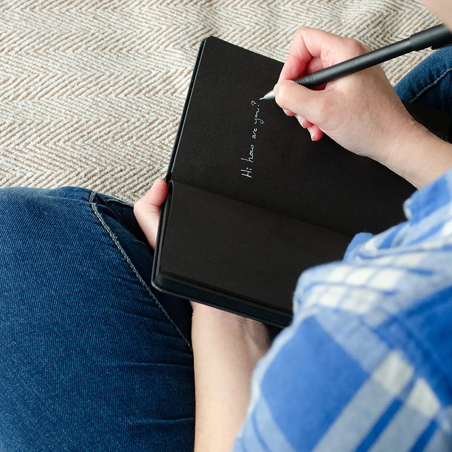 Hardcover Fancy Stationary Black Paper Notebook Custom Inner Pages ...