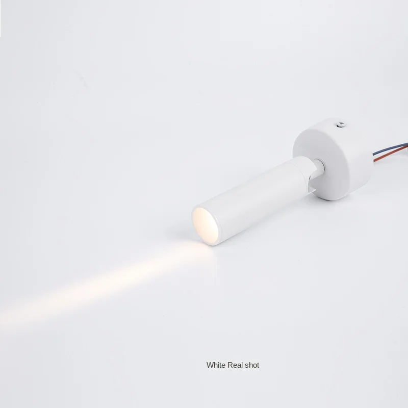 Black White With Adjustable Angle Single Down Lamp Small Ceiling Track ...