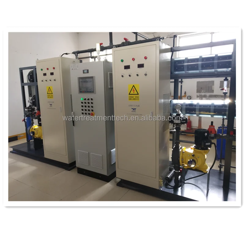 Seawater Electrochlorination System for Power Plant Cooling