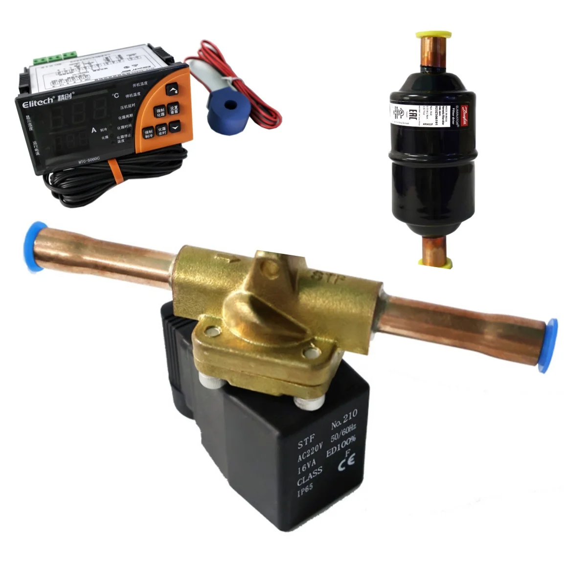 Refrigeration Brass Ball Valve Air Conditioning Cold Storage Unit ...