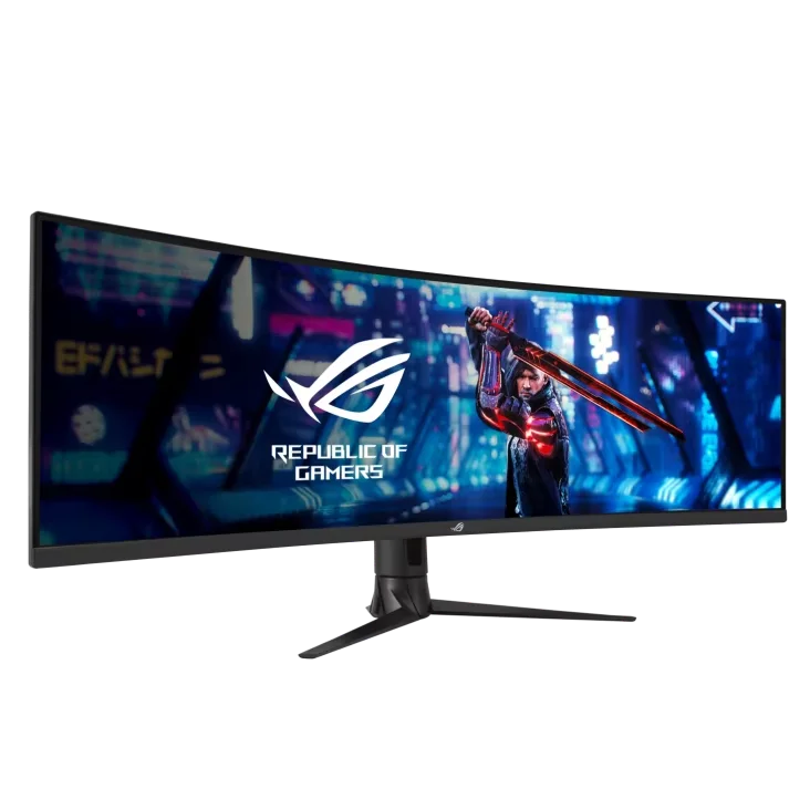 ASUS ROG Strix XG49WCR 49'' 5120x1440 Curved Fast IPS Monitor with ...