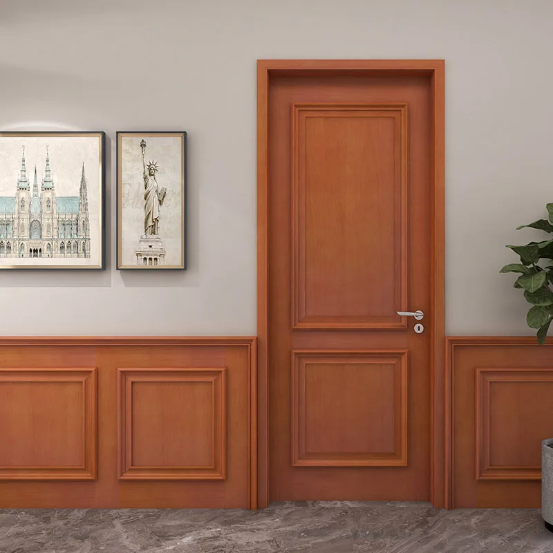 Modern HDF Internal Solid Wood Doors - Customized Design, Factory Price ...