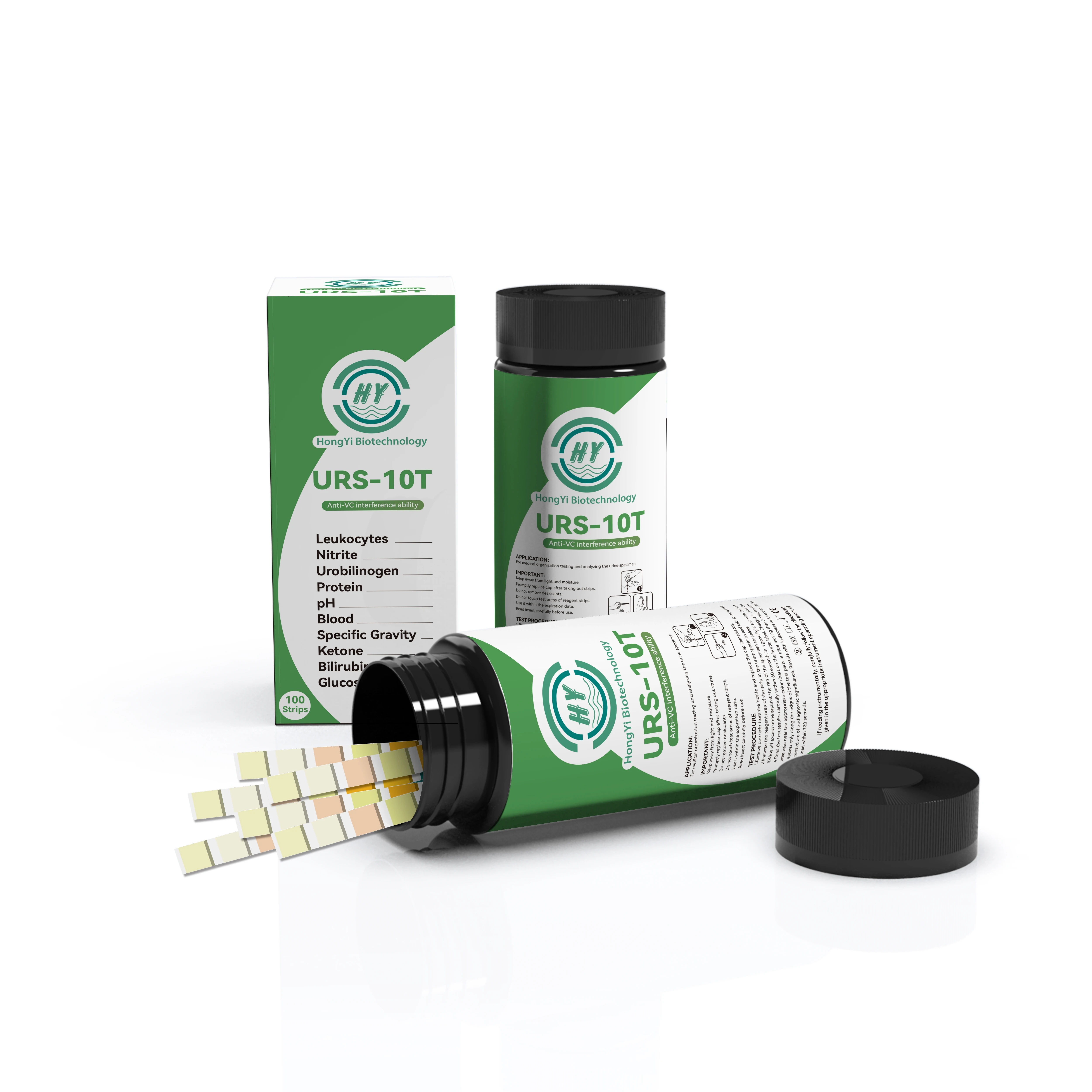 2025 NEW URS-10T Reagent Urinalysis Strips Urine Test Strips 10 ...