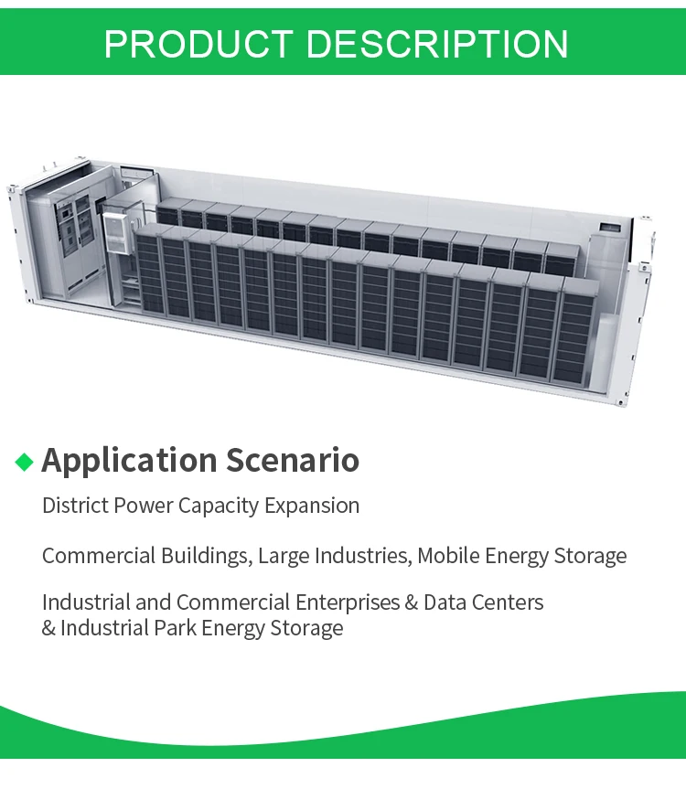 20ft Containerized Energy Storage System 2mgh Solar Panel Battery ...