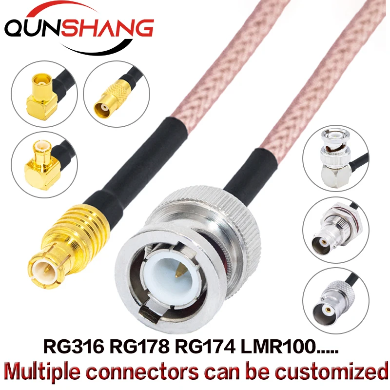 Triax 3-Lugs Triaxial TRB Male PL75-47 to BNC Male Cable