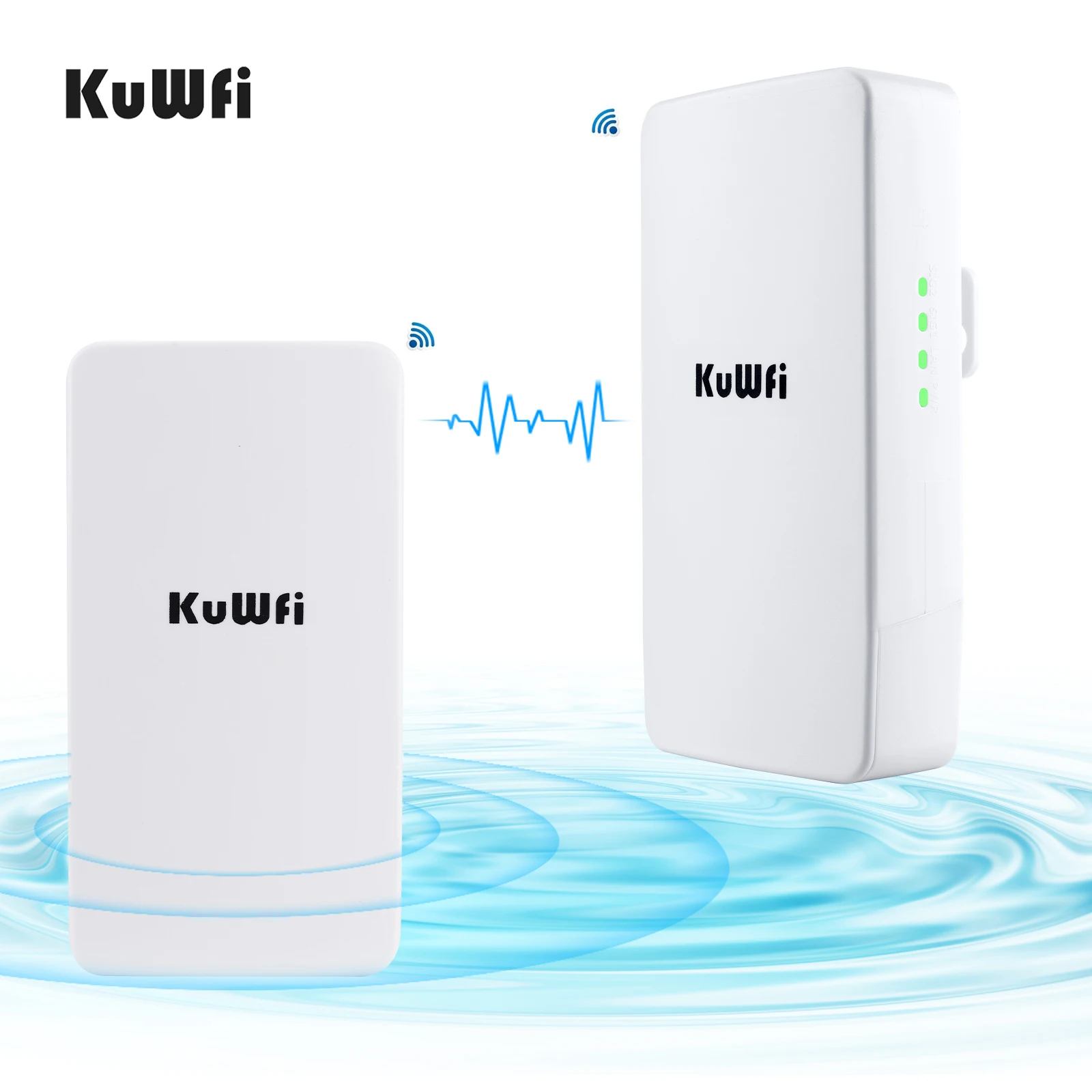 Kuwfi 1km Repeater Mode 12dbi Panel Antenna - Outdoor Wifi Extender