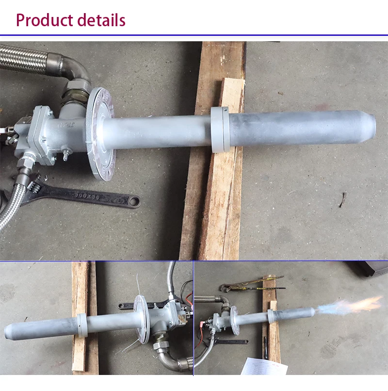 Industrial Gas Ultra-high Temperature Tunnel Kiln Burner Melting ...