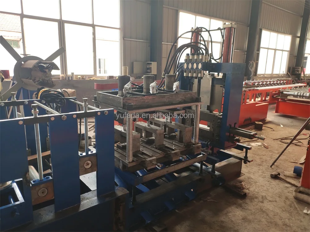 Galvanized C Type Purlin Machine - Fast Speed & Interchangeable Sizes
