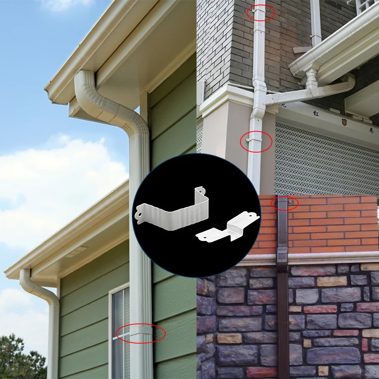 Rainwater Drainage System 2x3 Rainwater Downspout Aluminum Strap - Buy ...