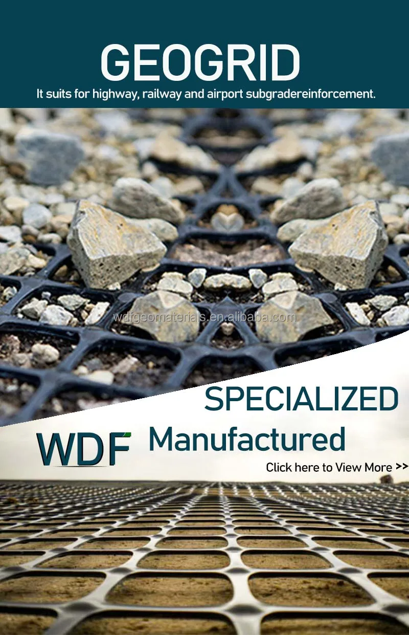 Plastic Geogrid/ PP Biaxial Geogrid/two-way Plastic Geogrid for ...