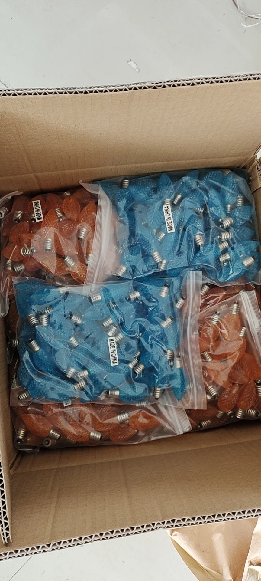 Commercial Grade Christmas Decoration Warm White 0.8w Faceted C9 Smd ...