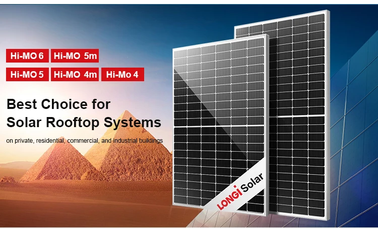 Longi Solar Inverter Panneau Solaire Himo 6 Guardian Bifacial Panel ...