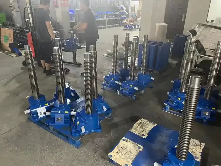 Ball Thread Rod Mechanical Screw Jack Scaffolding Gearbox Electric Worm ...