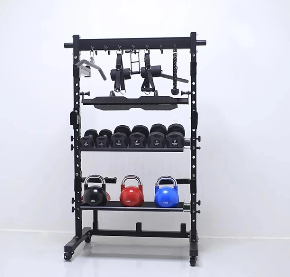 Smith Machine Comprehensive Training Storage Rack Gym Commercial ...