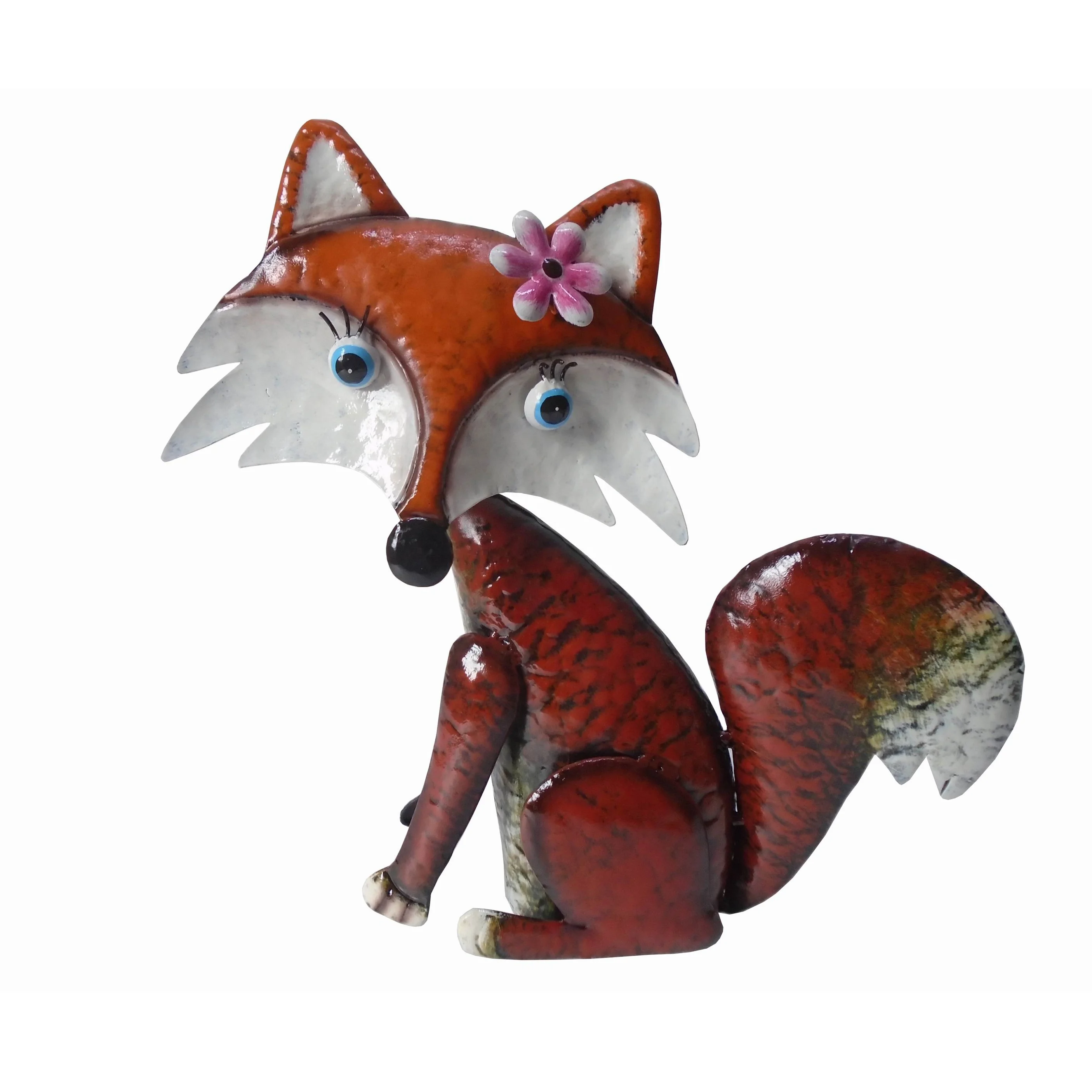 High Quality Metal Garden Ornament Decorative Fox Animal Statue Metal ...