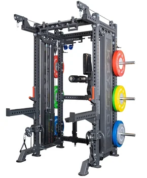Multi Functional Power Rack With Dual Cable Pulleys Cable Crossover ...