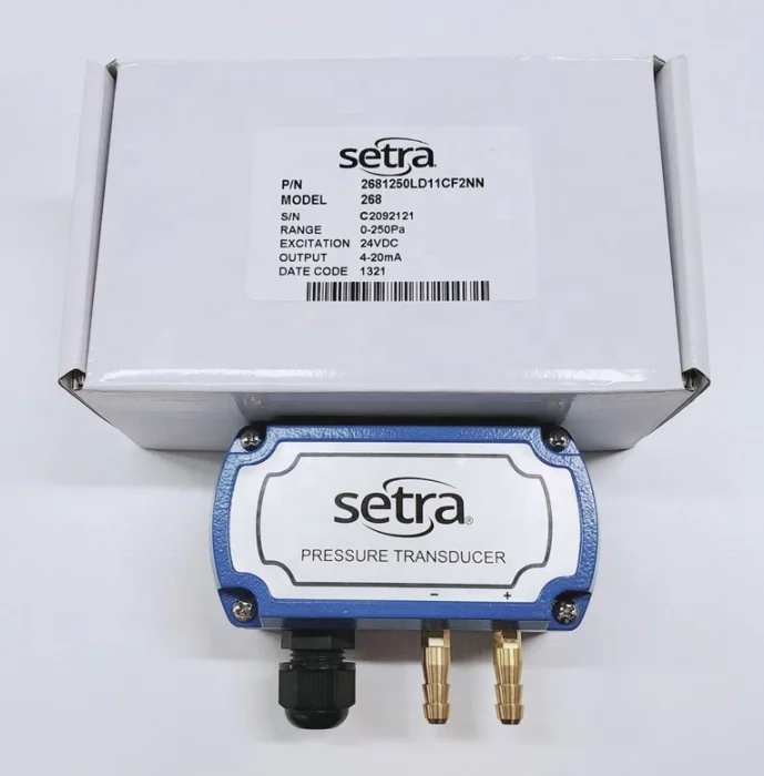 Setra 268 Series Explosion-Proof Differential Pressure Sensor