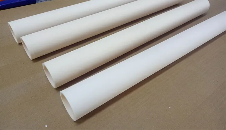 95% Alumina Ceramic Support Tube - High Temperature Resistant