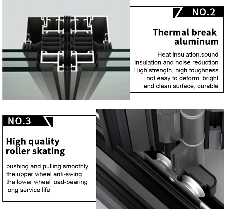 Modern Aluminum Fol Balcony Bi Folding Doors Waterproof Bi-folding ...