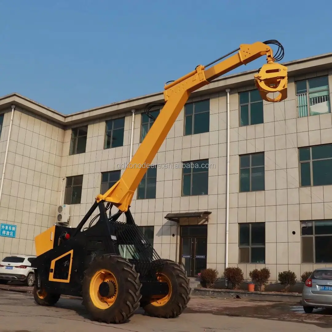 3 Wheels Sugarcane Loader With Telescopic Boom And Sealed Cabin - Buy 3 ...
