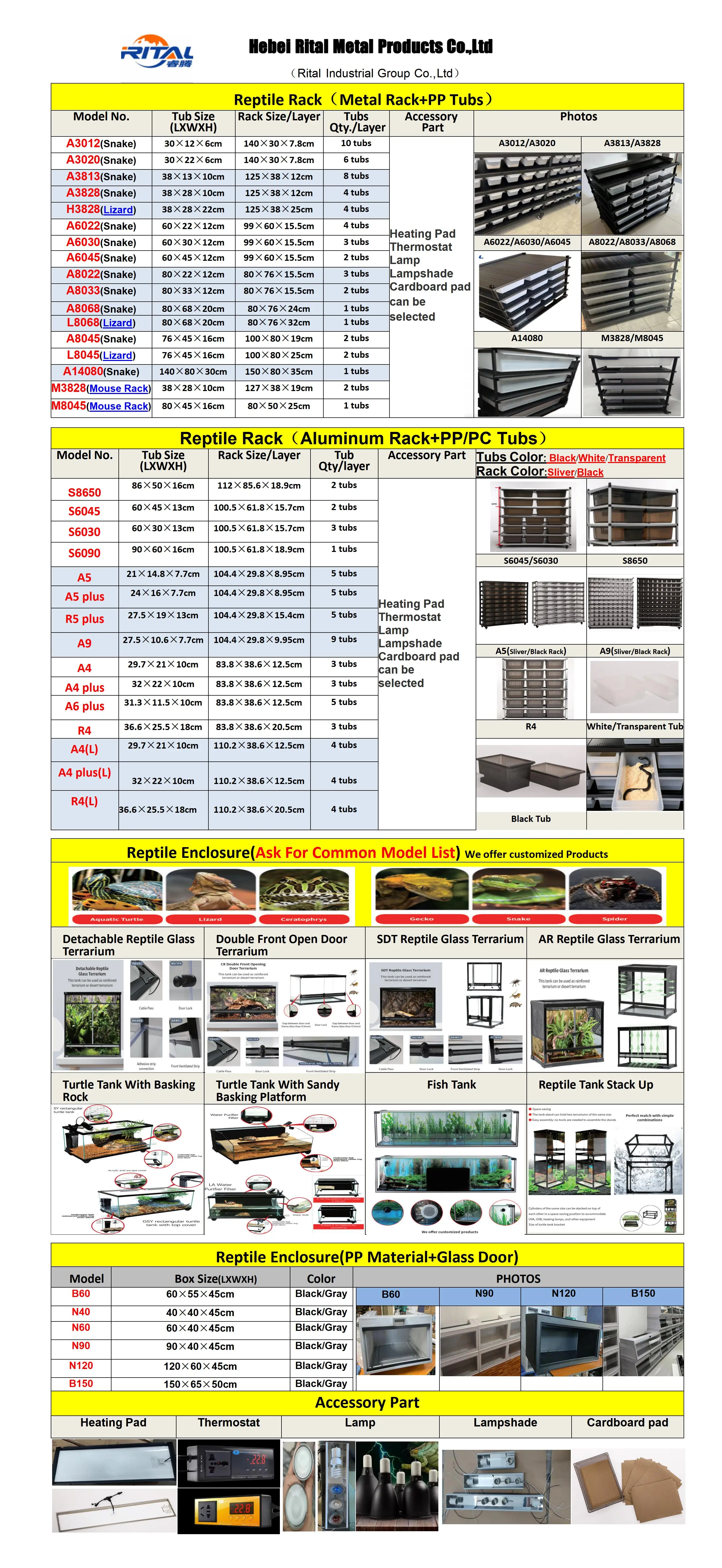 Large PVC Reptile Rack System for Snake Breeding - Metal Mesh Cage for ...