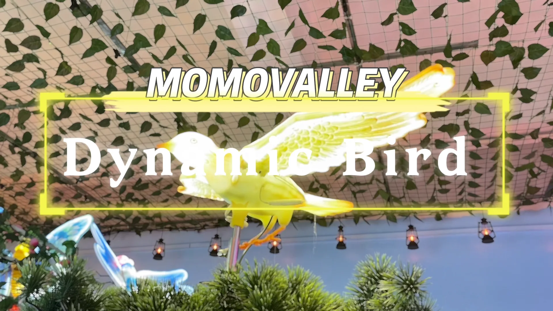 18w Double Chirpy Colours Flying Bird Lighting Led Lamp With Bird For ...