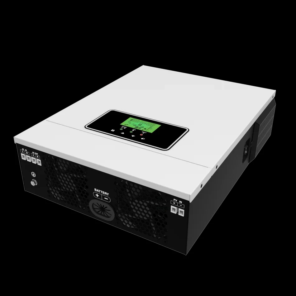 Hybrid Solar Inverter 3000W 3.2KVA 3KW 24V 220V Pure Sine Wave MPPT 80A Solar Controller Off ...