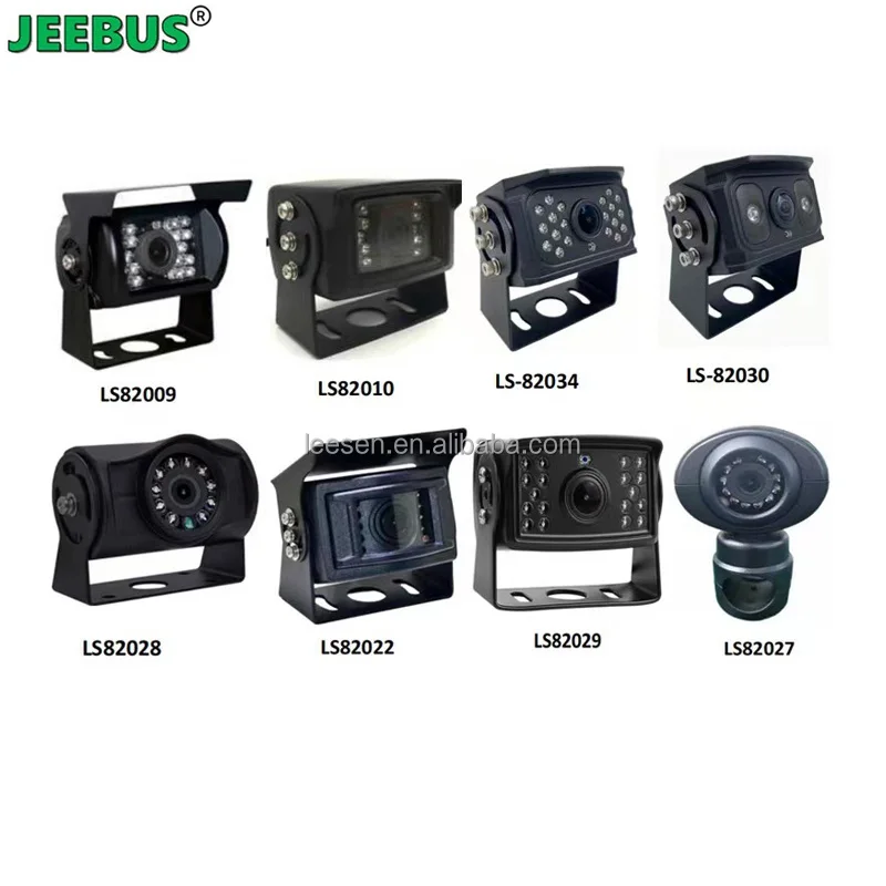 Heavy Duty Bus Truck Font Rear Reverse Camera 24v Ultrasonic Digital ...