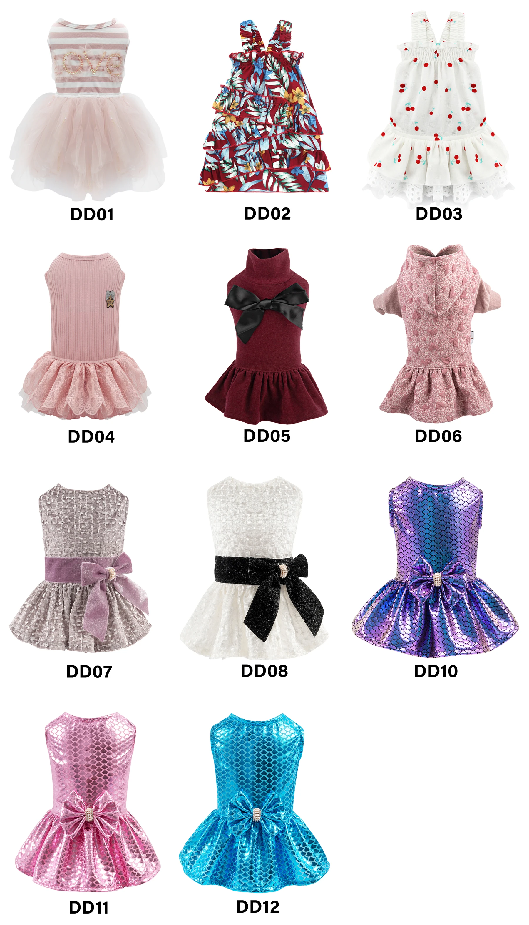 CuteBone New Design Lady Pet Puppy Skirt Pet Clothes Dog Luxury Party ...