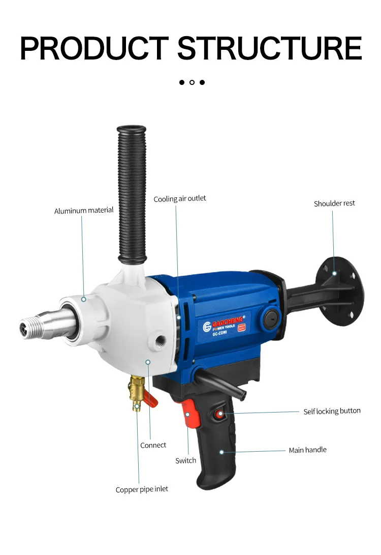 Hot Sale Electric Core Drilling Diamond Core Drill Machine