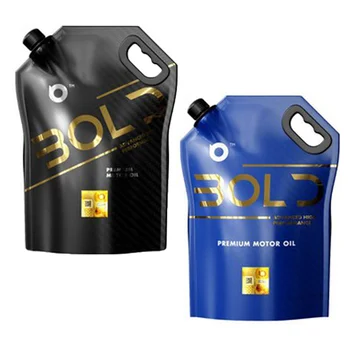 Motor Oil Plastic Leak Proof Spout Pouch Bag 5liter Black,1l 3l 5l Eco ...