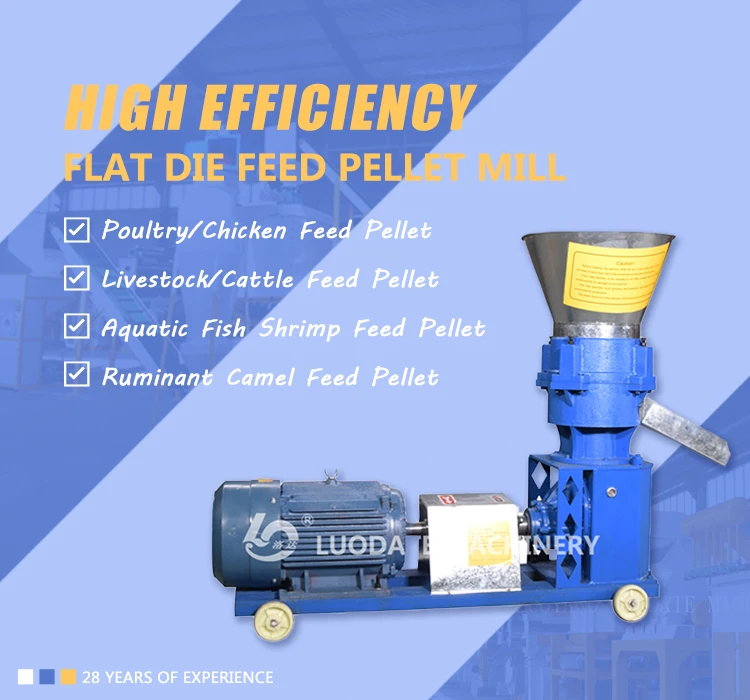 Cheap Compact Feed Processing Machines - Manual 500kg