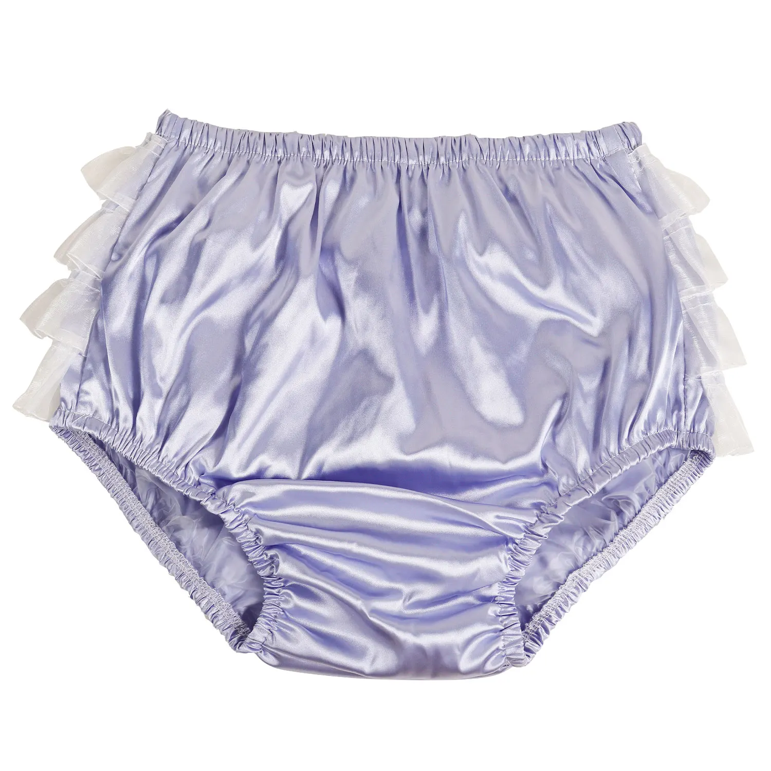 Abdl Blue Lace Plastic Pvc Diaper Pants For Adults Satin Plastic Pants ...
