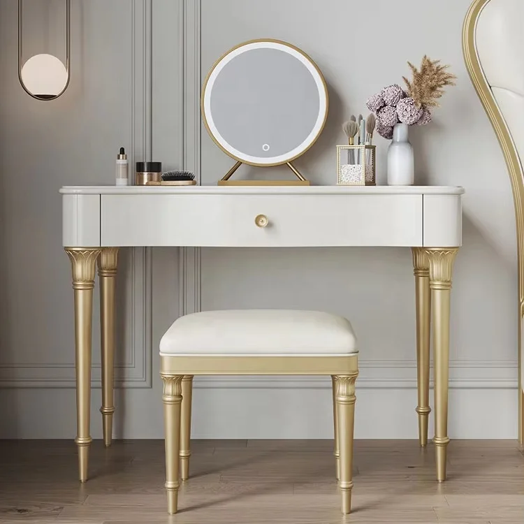 Luxury Princess Dressing Table with Mirror and Lights Dressing Table ...