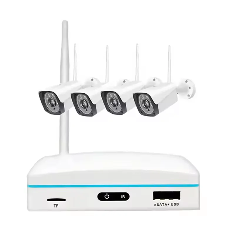 Home Wireless Security Camera System Mini WiFi NVR Kit Night Vision ...