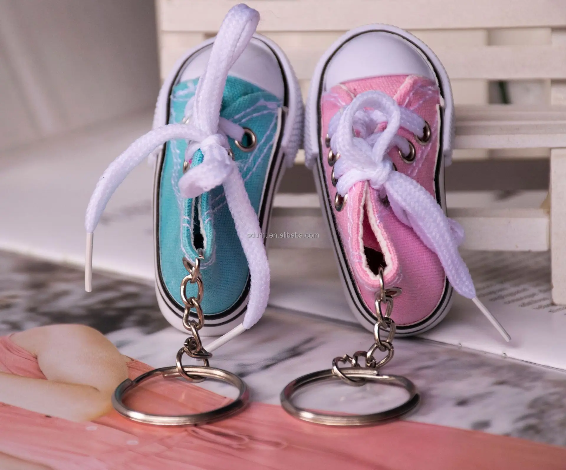 Colorful Oneok Cute Key Ring Mini Cloth Pvc Shoe Canvas Shoes Key Chain ...