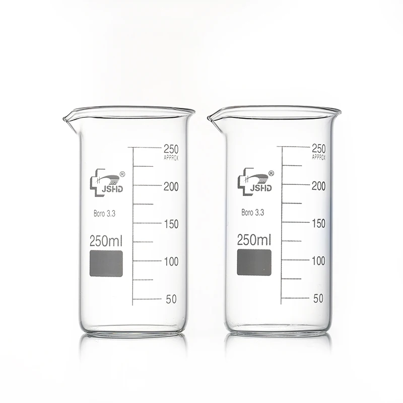 Laboratory Glassware - Graduated Beakers with Handles