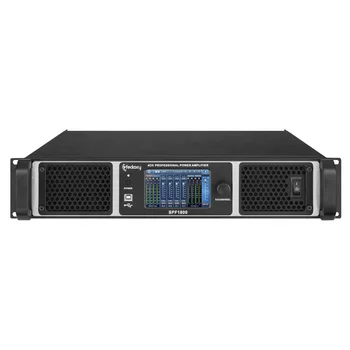 4 Channel 2u Power Amplifier 1000w Karaoke Plus Out Subwoofer Stage ...