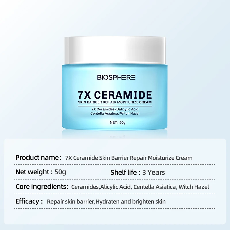 Biosphere Private Label 7x Ceramide Barrier Repair Skin Care Cream ...