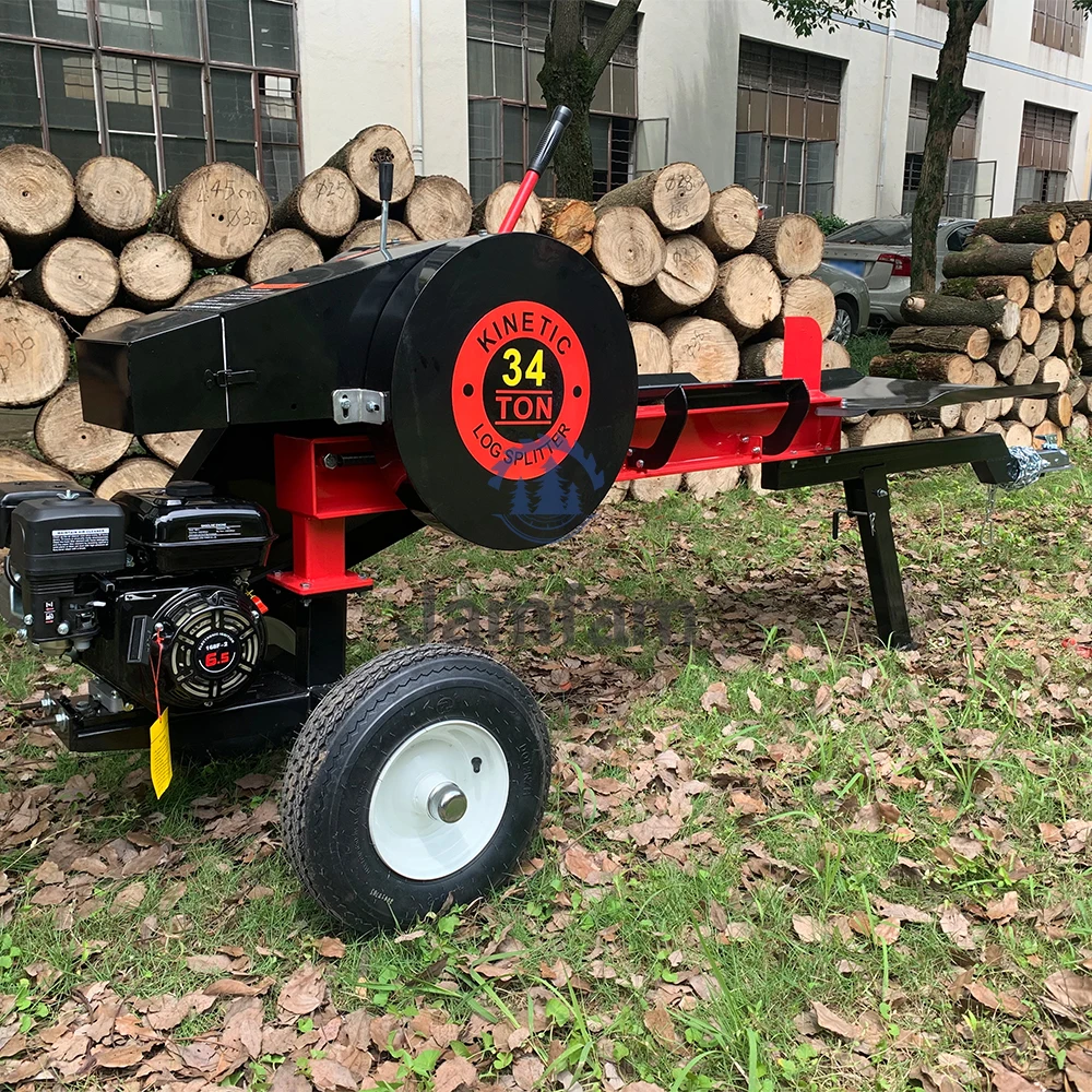 34t Long Leg Kinetic Log Splitter Fast Log Splitter Electric Split Wood ...